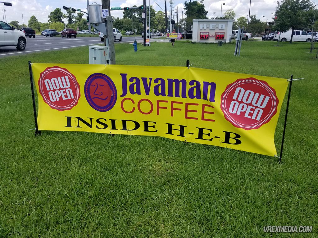 Banner - Javaman Coffee Custom Banner Design and Printing