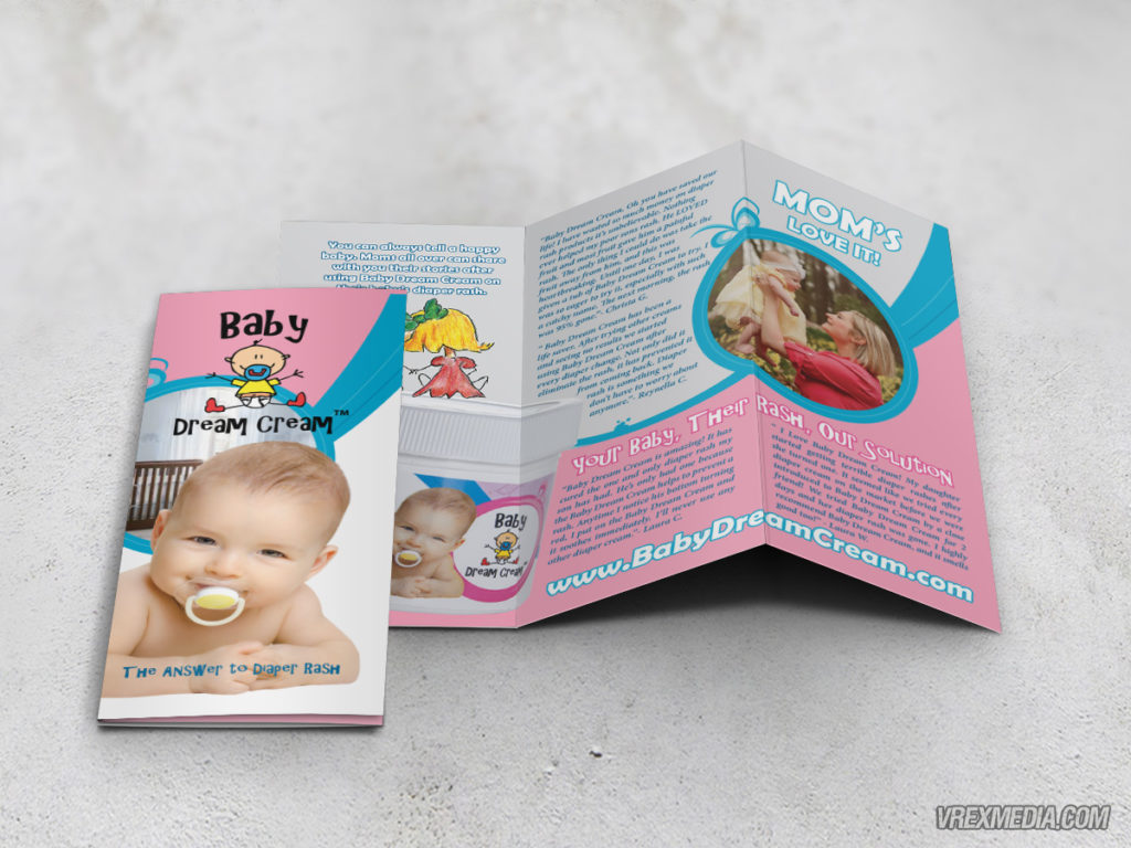 Brochure Design - Baby Dream Cream