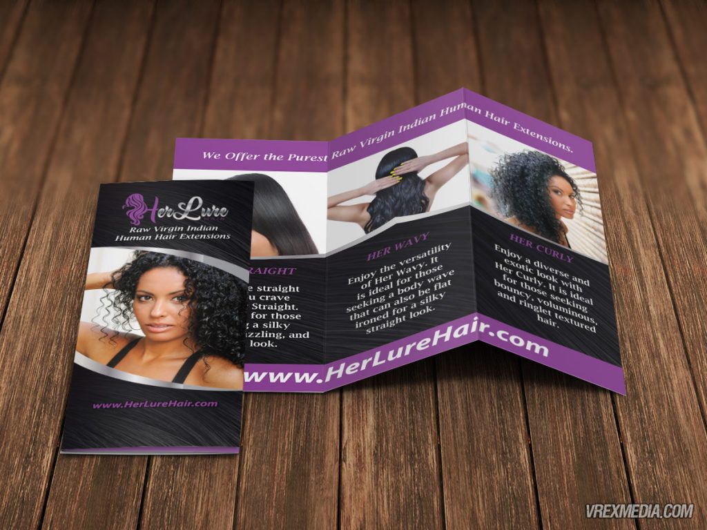 Brochure Design - Her Lure Hair