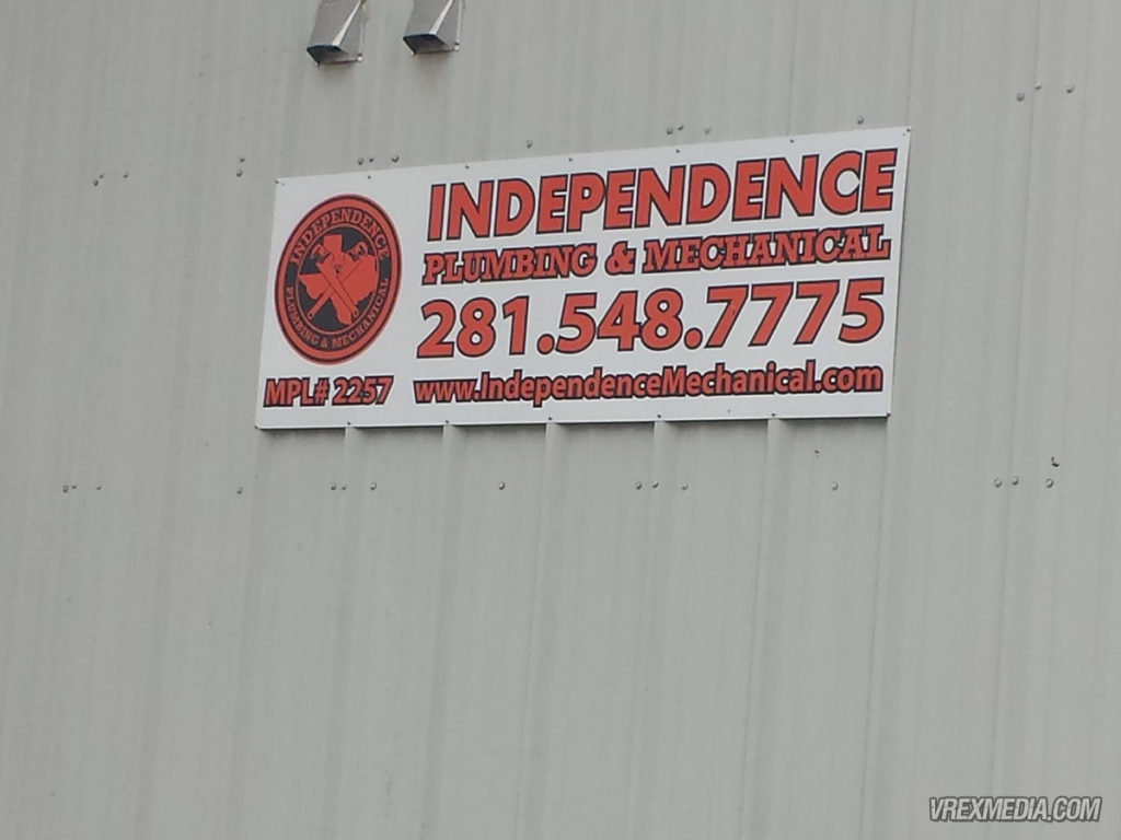 Exterior Sign - Independence Plumbing
