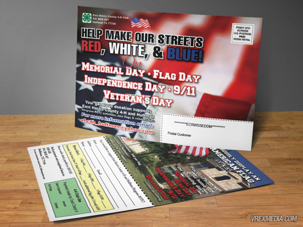 Postcard Designs - Flag Display