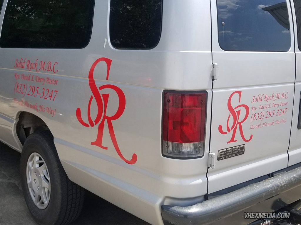 Solid Rock Baptist Church Van Decals